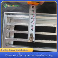 China Hot Dip Galvanized Steel Grating Manhole Cover Q235 20x6mm Flat Steel Heavy Duty Trench Cover for sale