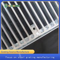 China Hot Dip Galvanized Steel Grating Manhole Cover Q235 20x6mm Flat Steel Heavy Duty Trench Cover for sale