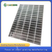 China Stainless Steel Grating Well Cover Plate 350mm x 350mm x 32mm G325/30/100 for sale