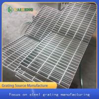 China Stainless Steel Grating Well Cover Plate 350mm x 350mm x 32mm G325/30/100 for sale