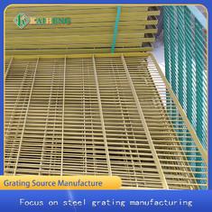China Plastic Dipping Yellow Metal Grill Grate 1.0m x 2.0m for Chicken House Fencing for sale