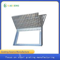China Anti Theft MS Driveway Drain Grate Steel Grating 600x600mm Hot Dip Galvanized for sale