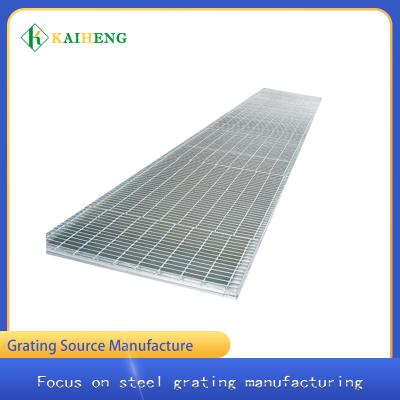 China Heavy Steel Plate Grating Galvanis Silver for sale