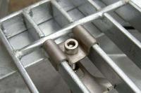 China Hot Dip Galvanized Steel Grating Clamp Saddle Installation Clip M8 M10 for sale