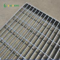 China Serrated Steel Grating 19w4 Hot Dip Galvanized Anti Skid for Oil Platform for sale