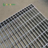China Serrated Steel Grating 19w4 Hot Dip Galvanized Anti Skid for Oil Platform for sale