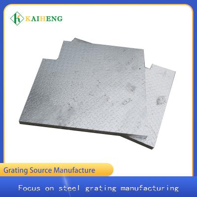 China 5mm 6mm Composite Galvanized Chequered Checker Metal Plate For Walkway for sale