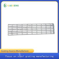 China Galvanised Steel Serrated Bar Grating Grid For Sewage Plant for sale