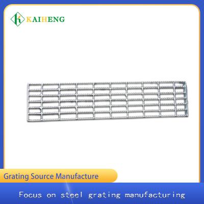 China Galvanised Steel Serrated Bar Grating Grid For Sewage Plant for sale