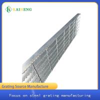 China Galvanised Steel Serrated Bar Grating Grid For Sewage Plant for sale