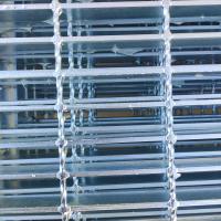China Hot Dip Galvanized Steel Grating for Stage Walkway 25x3mm Custom Size for sale
