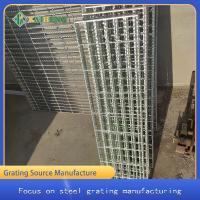 China Hot Dip Galvanized Steel Grating Stair Treads Anti Skid 0.5-1.0m Step Plate for sale