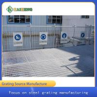 China Q235 Hot Dip Galvanized Steel Grating Platform for Power Plant 50mm Cross Bar Spacing for sale