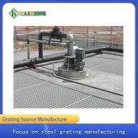 China Hot Dip Galvanized Steel Grating Plate for Sewage Treatment Walkway 25x5mm for sale