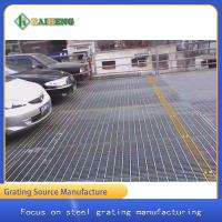 China Hot Dip Galvanized Steel Walkway Mesh Grating Grid for Parking Lot Flooring 25mm for sale