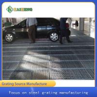 China Hot Dip Galvanized Steel Walkway Mesh Grating Grid for Parking Lot Flooring 25mm for sale