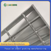 China Antiskid Silver White Galvanised Metal Grid bar grating For Refinery for sale