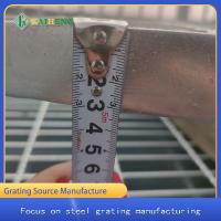 China Antiskid Silver White Galvanised Metal Grid bar grating For Refinery for sale