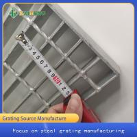 China Antiskid Silver White Galvanised Metal Grid bar grating For Refinery for sale