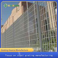 China Steel Grating Fence 25mmx3mm Flat Bar 90mm Spacing for Road Railway Outdoor Use for sale