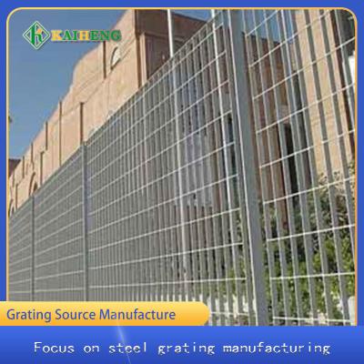 China Steel Grating Fence 25mmx3mm Flat Bar 90mm Spacing for Road Railway Outdoor Use for sale