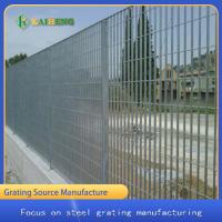 China Steel Grating Fence 25mmx3mm Flat Bar 90mm Spacing for Road Railway Outdoor Use for sale