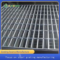 China Hot Dip Galvanized Heavy Steel Grating 100mm x 10mm High Load Capacity Walkway for sale