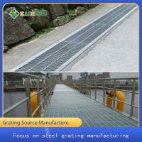 China Galvanized Trench Covers Steel Channel Drain Grates for sale