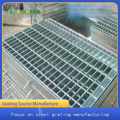 China Anti Corrosion Steel Grating Ditch Cover Hot Dip Galvanized 30 Year Rust Free Custom Sizes for sale