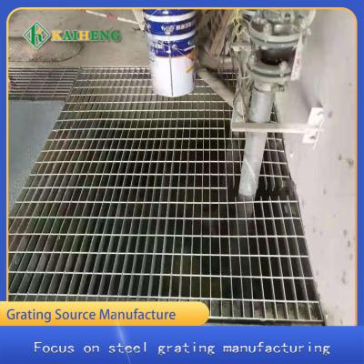 China Hot Dip Galvanized Steel Grating Cover Plate 12x12 for Water Collecting Well Drain Grate for sale