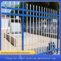 China High Strength Zinc Steel Pedestrian Guardrail Safety Railing 2 Beam 3 Beam for Stairs for sale