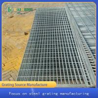 China Hot Dip Galvanized Steel Grating Trench Drain Cover Q235 for Subway Closure for sale