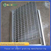 China Anti Theft Hot Dip Galvanized Steel Grate Drain Cover Q235 Carbon Steel Floor Plate for sale