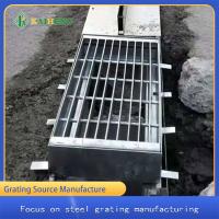 China Sewage Ditch Steel Driveway Drain Grate MS Grating Drain Cover for sale