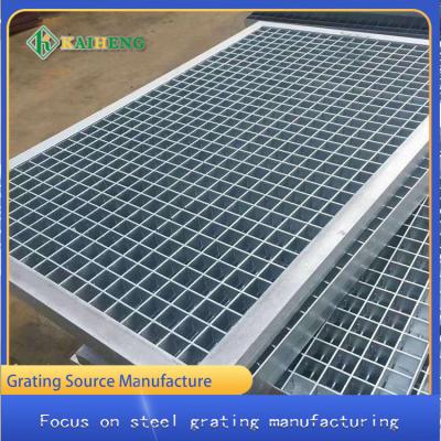China Anti Theft Hot Dip Galvanized Steel Grate Drain Cover Q235 Carbon Steel Floor Plate for sale