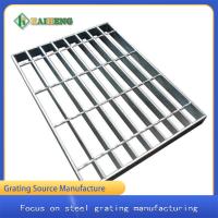 China Galvanized Steel Grating Cover Plate for Drain Walkway 25x3mm Hot Dip Galvanized for sale