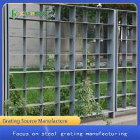 China Corrosion Resistant Welded Steel Grating Fence Q235 Hot Dip Galvanized 25x3mm for sale