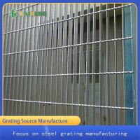 China Carbon Steel Q235 Hot Dip Galvanized Welded Mesh Fencing Grid 90mm Spacing Customized for sale