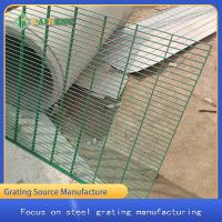 China Green Plastic Impregnated Metal Grid Floor Catwalk 100x200 for sale