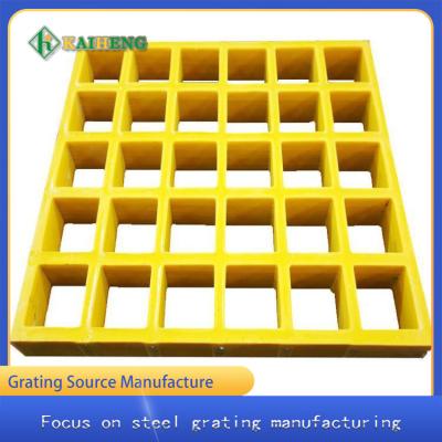 China High Bearing FRP Molded Grating Flooring 1.22m x 3.66m for Automobile Beauty Shop for sale