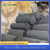 China Twisted Square Iron Wire Products 4mm For Steel Grid Plate Processing for sale
