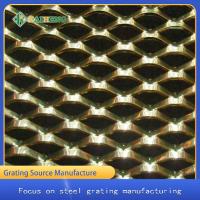 China Diamond Aluminum Plate Mesh Net For Architectural Decoration for sale