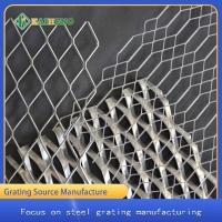 China Diamond Aluminum Plate Mesh Net For Architectural Decoration for sale