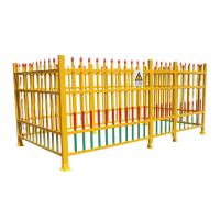 China FRP Insulated Welded Mesh Guardrail 2m Length 1.5m Height for Power Transformer Enclosure for sale