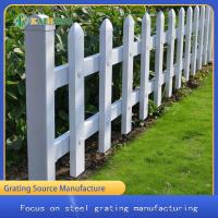 China PVC Lawn Welded Mesh Fencing 300-600mm Height Green Belt Border Fence Guardrail for sale