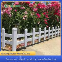 China PVC Lawn Welded Mesh Fencing 300-600mm Height Green Belt Border Fence Guardrail for sale