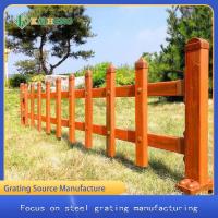 China PVC Lawn Welded Mesh Fencing 300-600mm Height Green Belt Border Fence Guardrail for sale