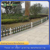 China PVC Lawn Welded Mesh Fencing 300-600mm Height Green Belt Border Fence Guardrail for sale