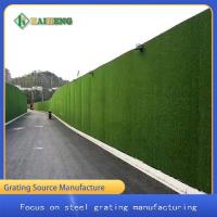 China Artificial Grass Privacy Fence 3cm Height PP Environmental Protection Enclosure for Construction Site for sale