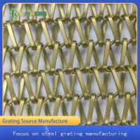 China Decorative Partition Diamond Aluminum Curtain Wall Mesh for sale